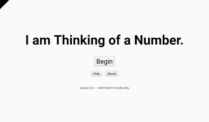 I am Thinking of a Number - Games by Tim