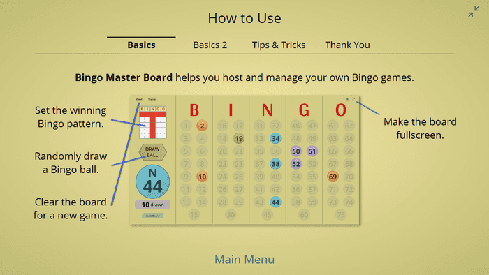 Bingo Master Board Version 3.0 - The Board Reborn - Games by Tim