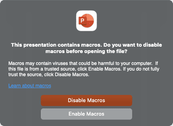 PowerPoint Game Not Working? How to Enable Macros - Games by Tim