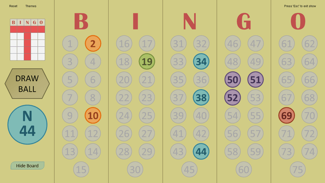 Bingo Master Board Version 3.0 - The Board Reborn - Games by Tim